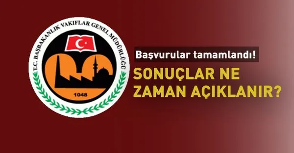 VGM burs sonuçları ne zaman açıklanacak? 2018 Vakıflar Genel Müdürlüğü ... VGM burs sonuçları ne zaman açıklanacak? 2018 Vakıflar Genel Müdürlüğü ...
