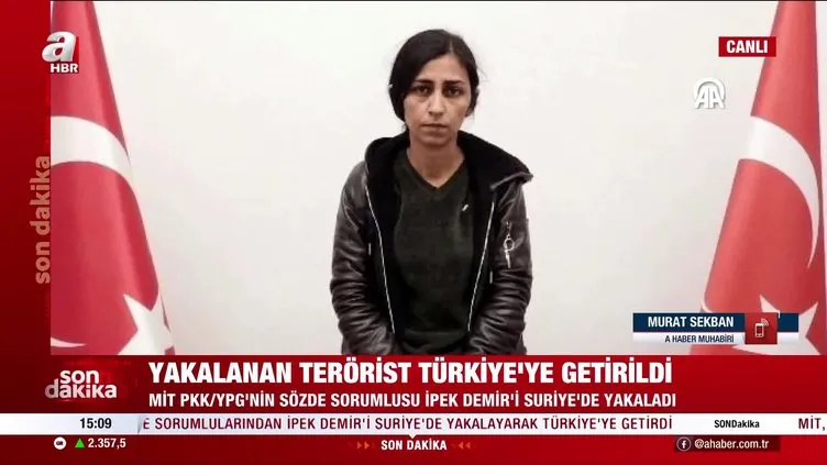 Mİt Terör örgütü Pkknın Sözde Sorumlularından İpek Demiri Suriyede