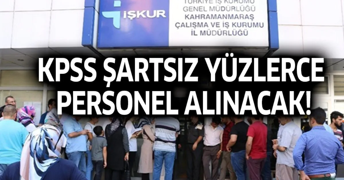 İŞKUR KPSS şartsız büro memuru ve danışma personeli alımı yapacak! İŞKUR KPSS şartsız büro memuru ve danışma personeli alımı yapacak!