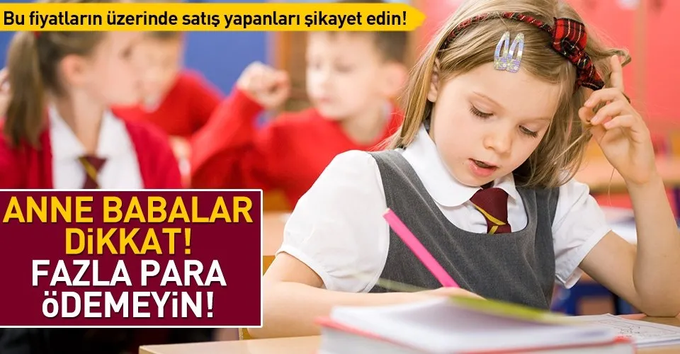 Kırtasiye masrafı 165-650 lira Kırtasiye masrafı 165-650 lira