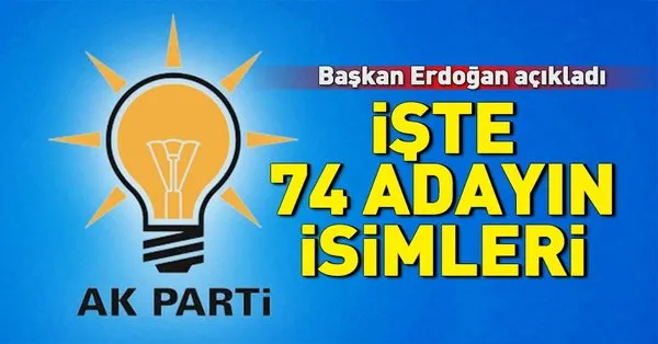 AK Parti Belediye Başkan adayları açıklandı! 2019 AK Parti Belediye ... AK Parti Belediye Başkan adayları açıklandı! 2019 AK Parti Belediye ...