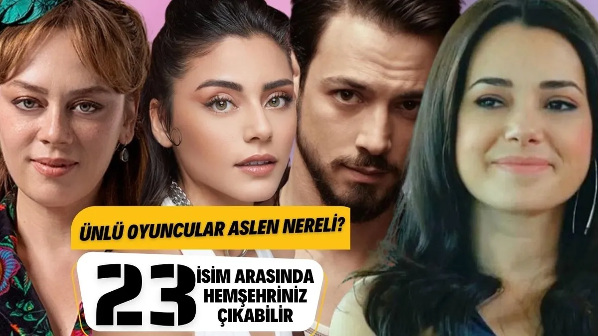 Ünlü oyuncular aslen nereli? Özgü Namal, Mert Yazıcıoğlu, Demet Evgar ...