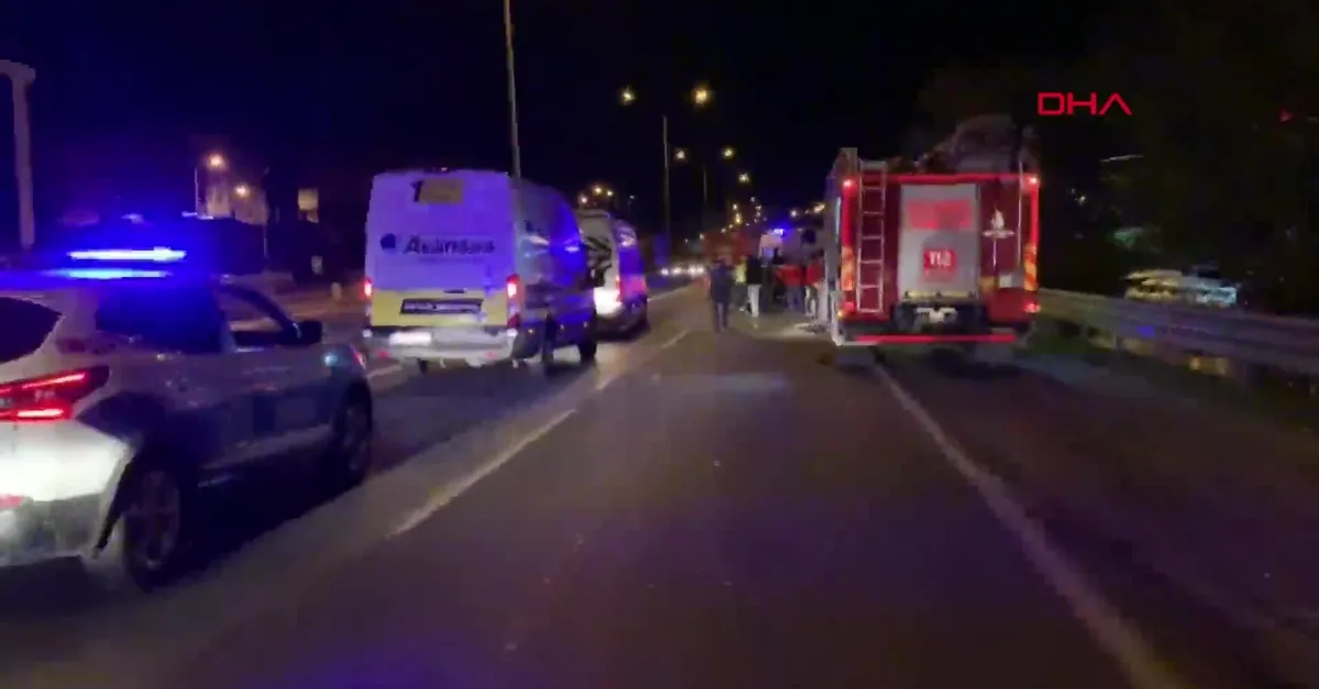 İstanbul’da E5’te kaza! 1 ölü 3 yaralı | Takvim TV