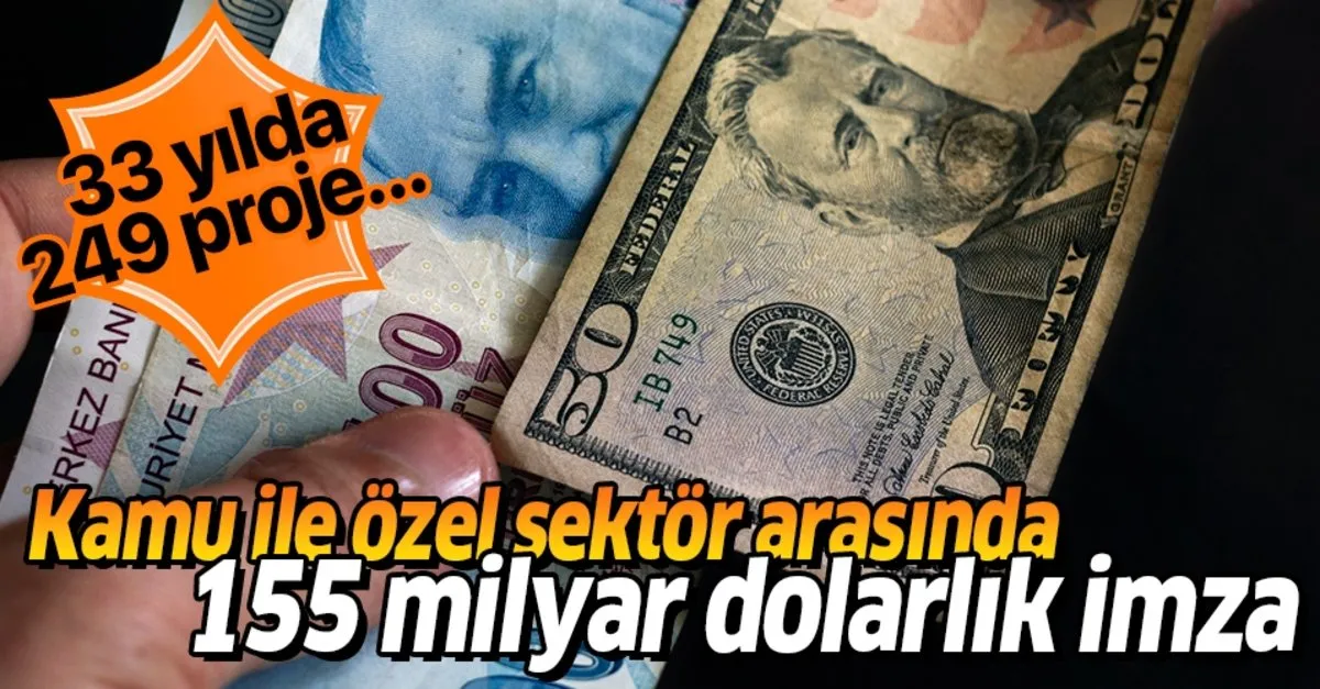 Kamu ile özel sektör arasında 155 milyar dolarlık imza Kamu ile özel sektör arasında 155 milyar dolarlık imza