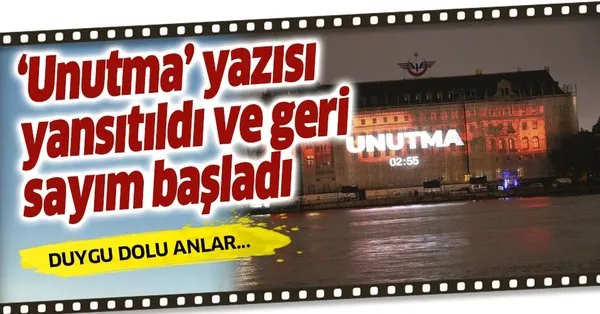 Cumhurbaşkanlığı’ndan mapping gösterimi! 15 Temmuz şehit ve gazileri ... Cumhurbaşkanlığı’ndan mapping gösterimi! 15 Temmuz şehit ve gazileri ...